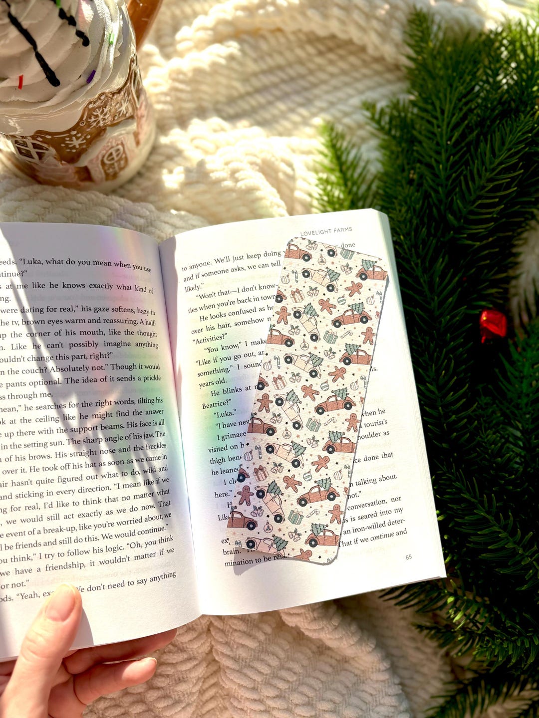 Retro Christmas Car Bookmark - Etsy