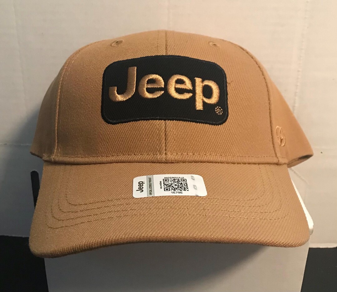 Official JEEP Baseball Cap Hat Khaki and Black - Etsy