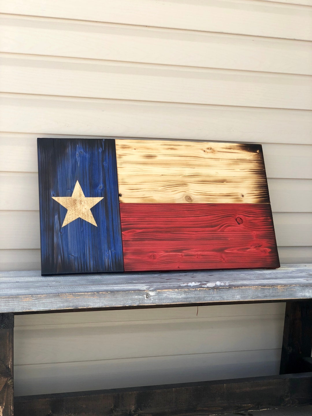 Rustic Wooden Texas Flag - Etsy