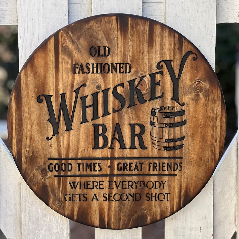 Whiskey Bar Sign - Etsy