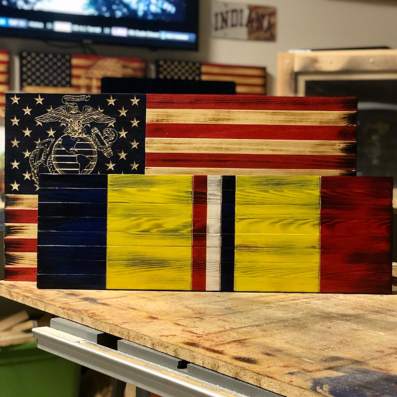 25x8" Wooden Combat Action Ribbon, Military Ribbon, USMC, CAR - Etsy