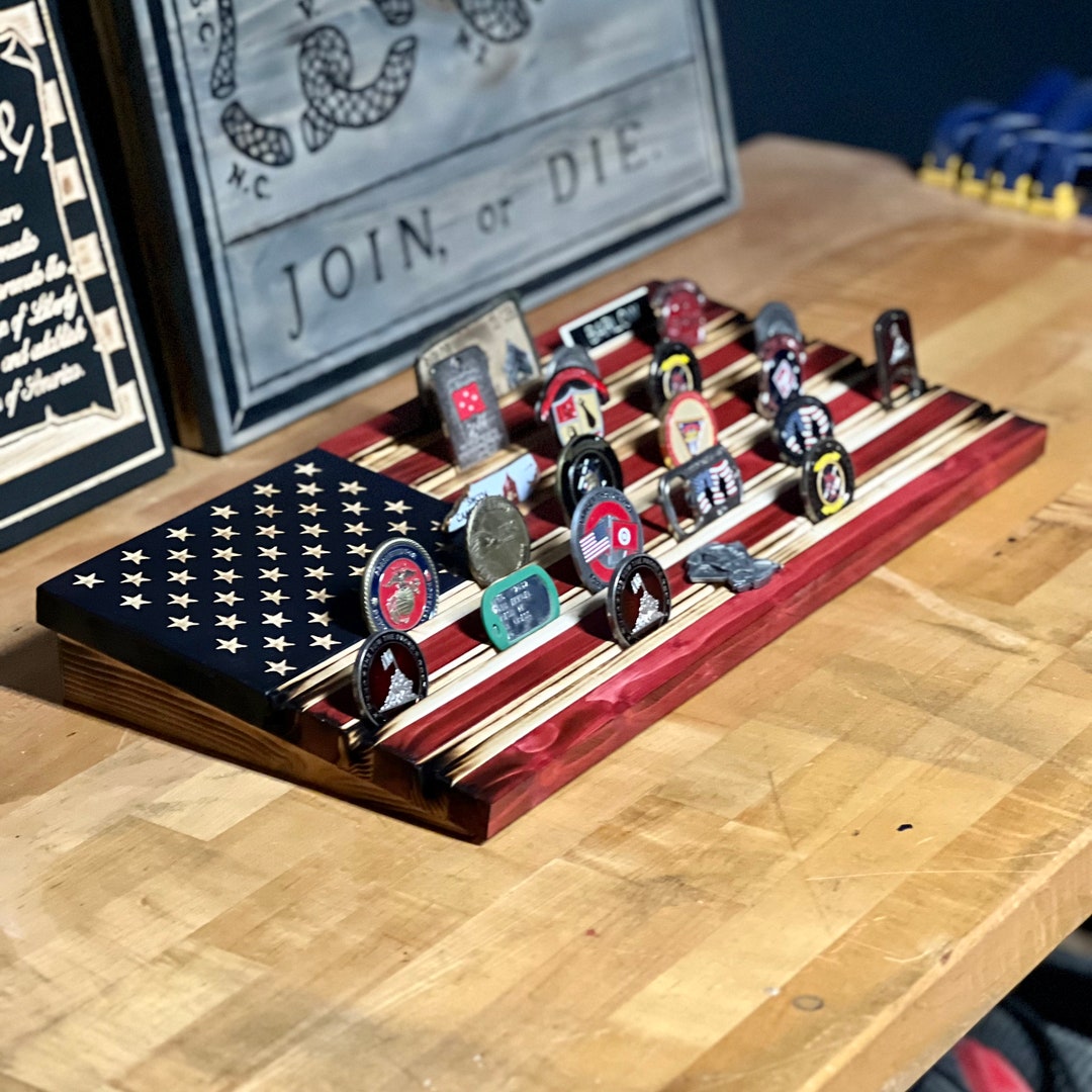 Desk Challenge Coin Holder - Etsy