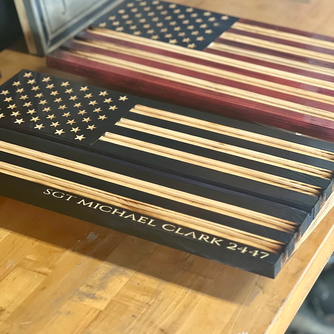 Thin Blue Line Desk Challenge Coin Holder - Etsy