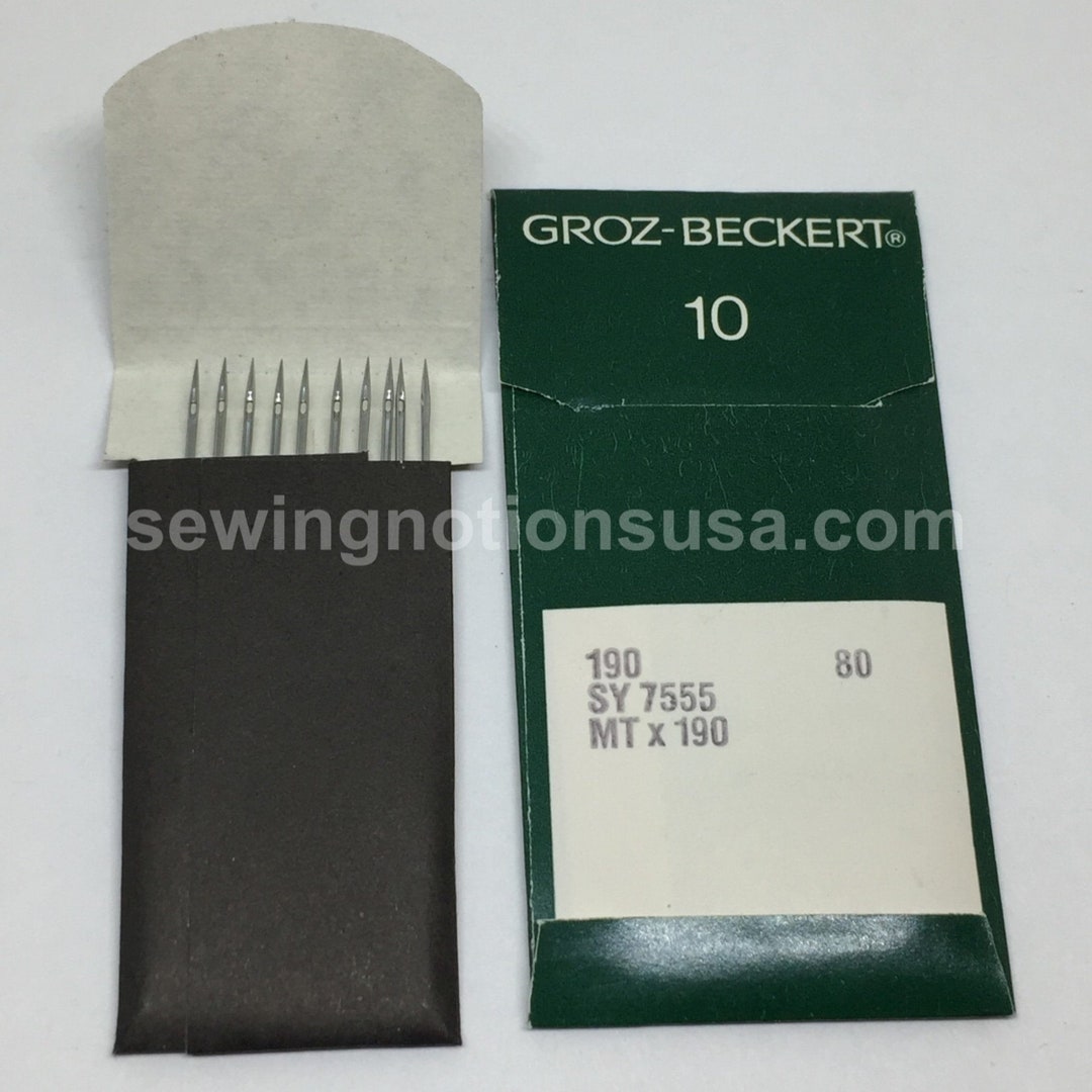 190r, Mtx190 Sewing Machine Needles Groz Beckert Size 80/12 Regular ...