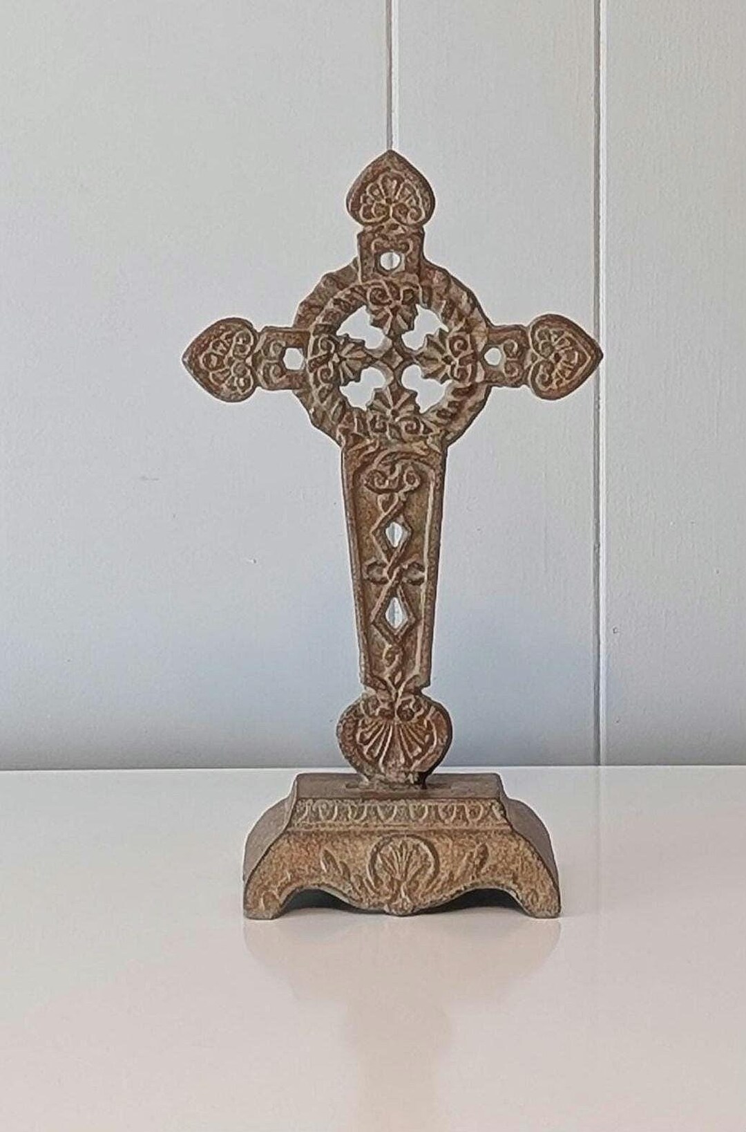 Vintage Rustic Ornate Cross Rustic - Victorian Style, Free Standing ...