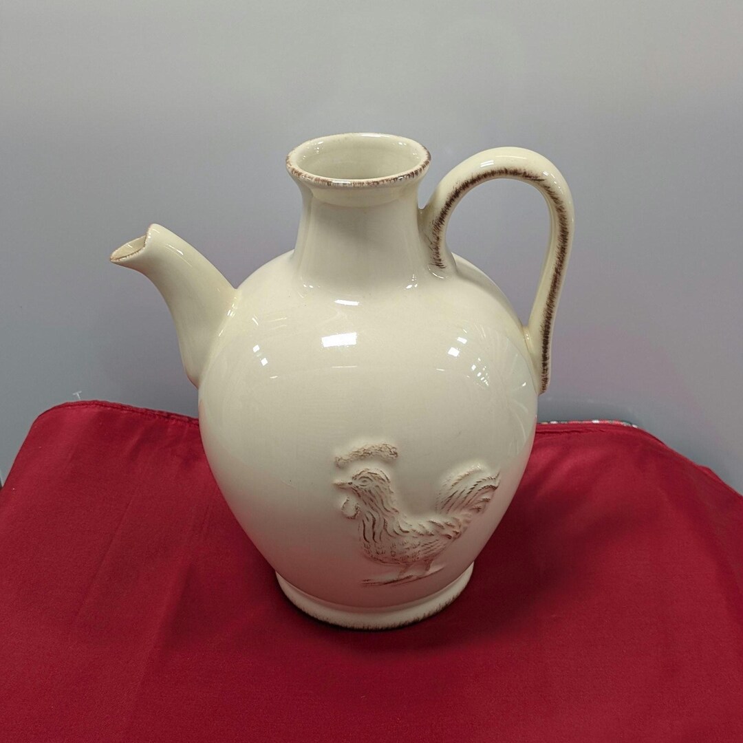 Rooster Jug Ceramic by Baum Bros. Vtg - Etsy