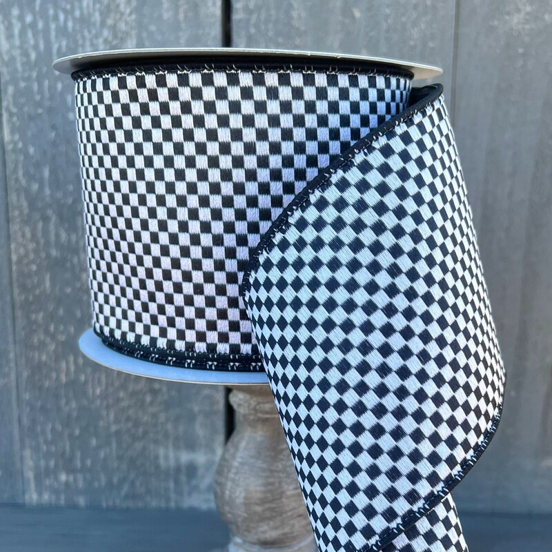 Checkered Ribbon - Etsy