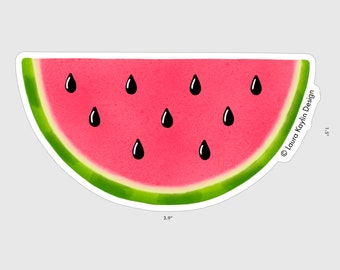 Watermelon Summer Seeds Melon Food Decal Car Decal - Etsy