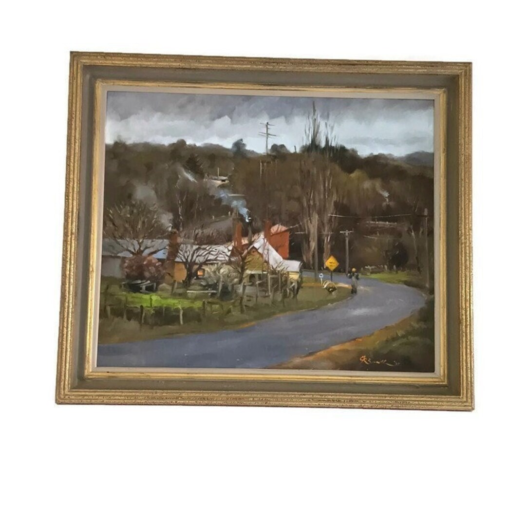 Original Gregory R Smith Signed Oil on Canvas, Countryside Painting ...