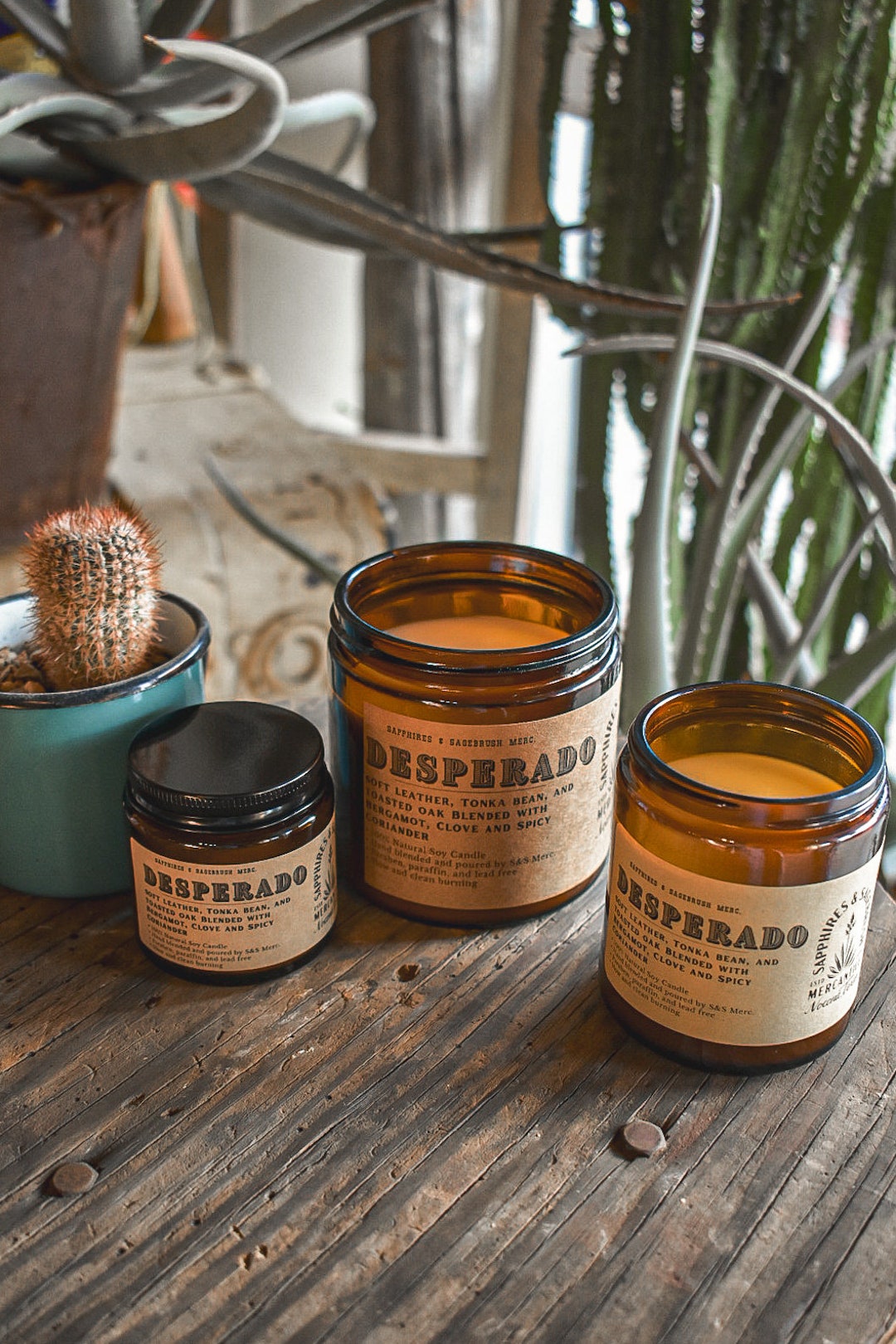 Desperado Soy Candles - Etsy