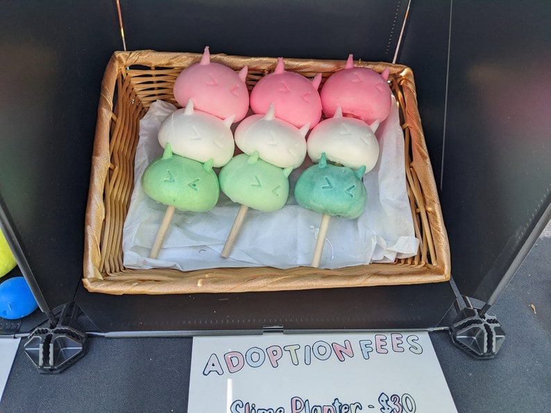 Tri Color Dango Slime Stressball Genshin Impact Inspired | Etsy