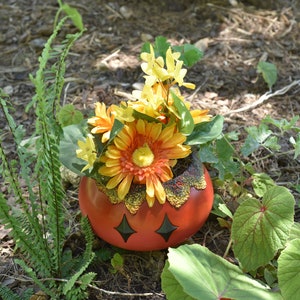 Pyro Planter Genshin Impact Inspired Slime Pot Fire Themed Nerdy Garden ...