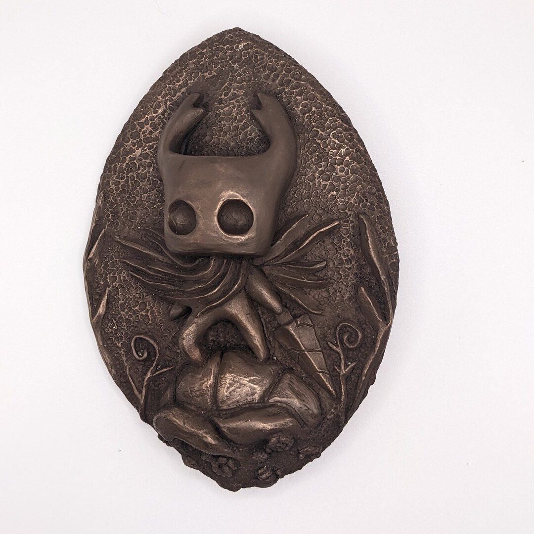 Hollow Knight Plaque Cold Cast Bronze Finish Little Ghost Wall Decor - Etsy