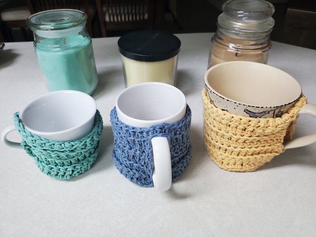 Mug Cozies With Coaster Bottom - Etsy