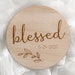 Baby Blessing Wood Sign Blessed Wood Sign Newborn Baby Sign - Etsy