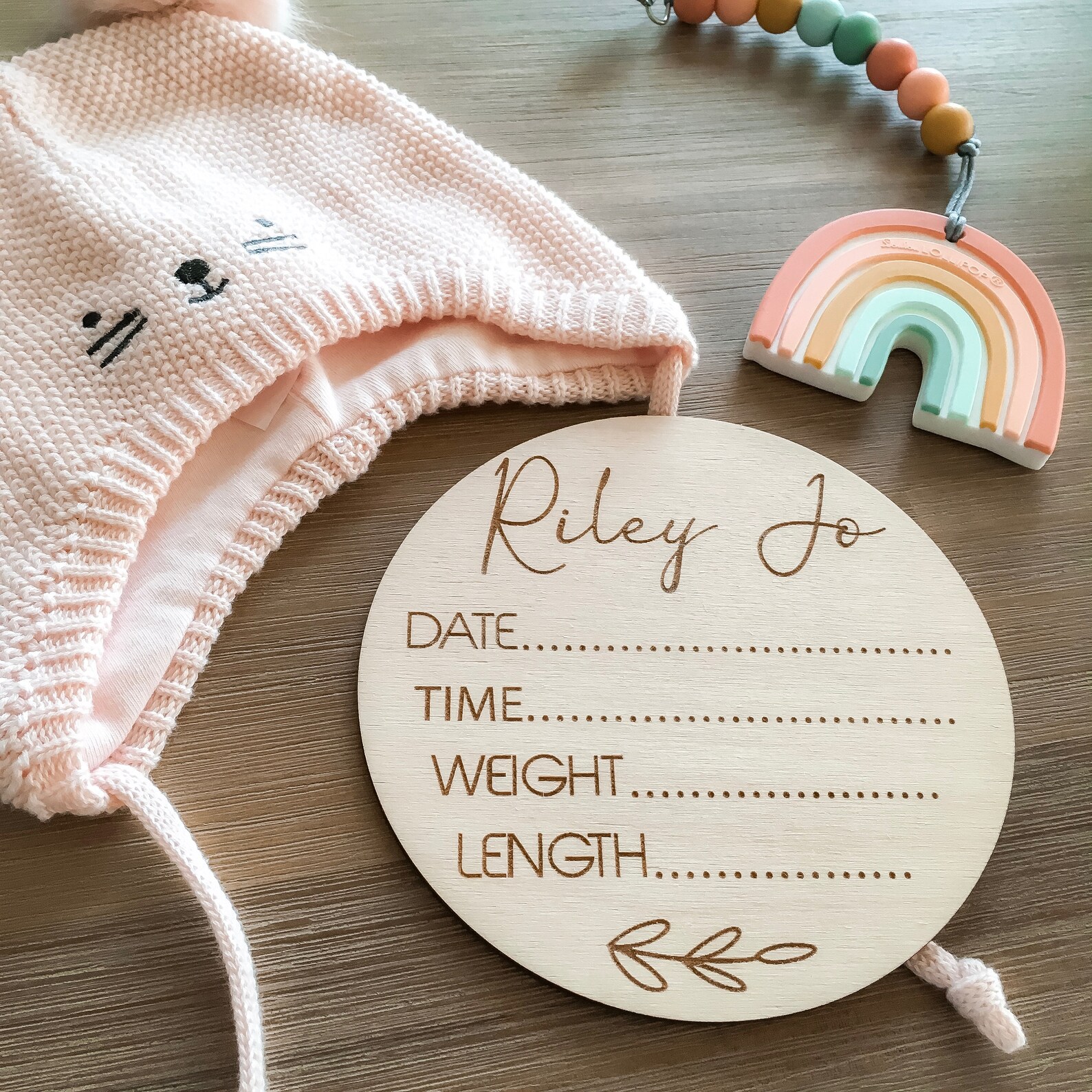 Baby Wood Sign Newborn Baby Sign Baby Nursery Decor New | Etsy