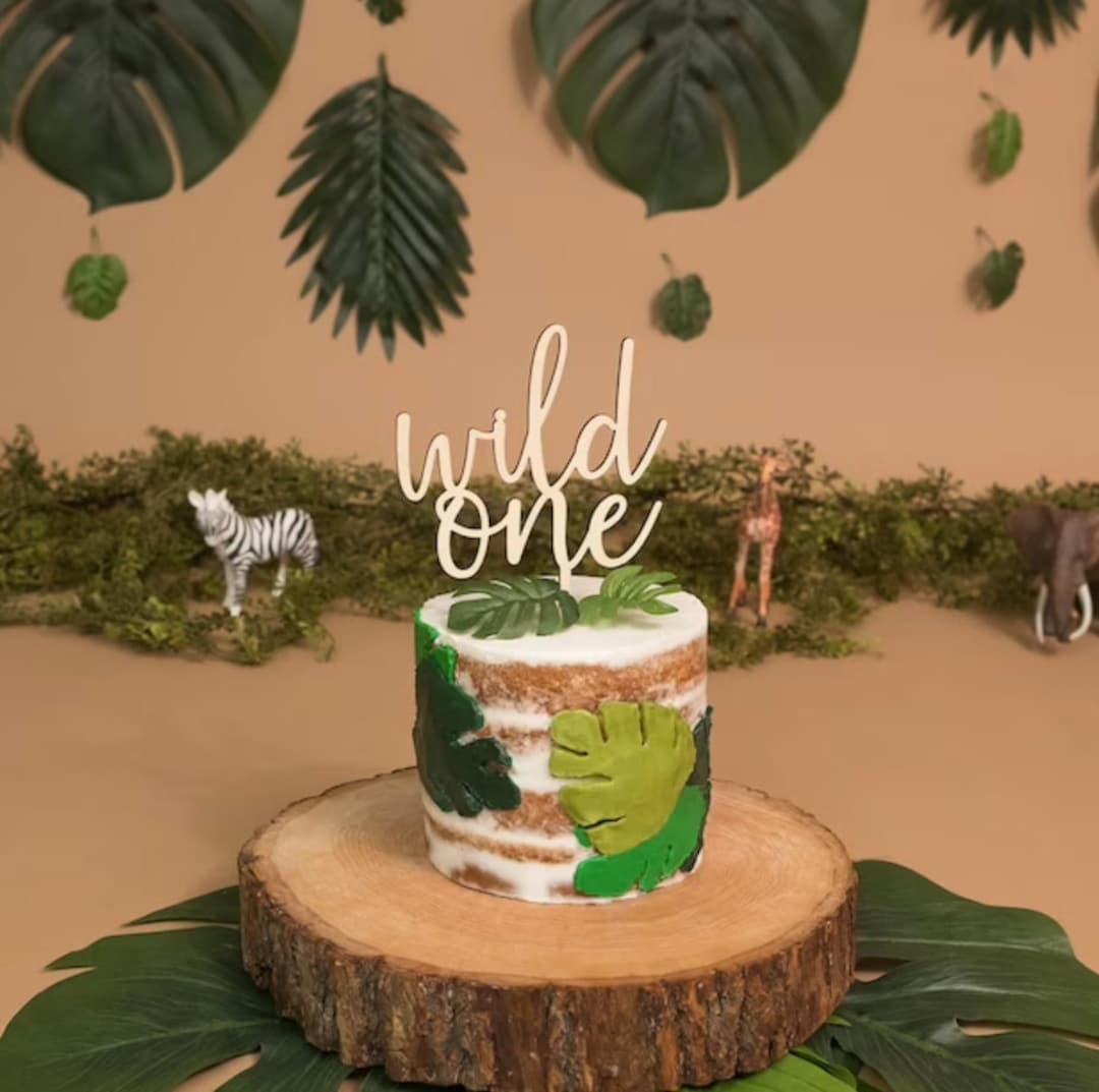 Wild One Cake Topper Birthday Cake Decoration First Birthday - Etsy