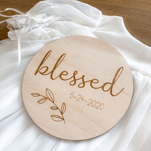 Baby Blessing Wood Sign Blessed Wood Sign Newborn Baby Sign - Etsy