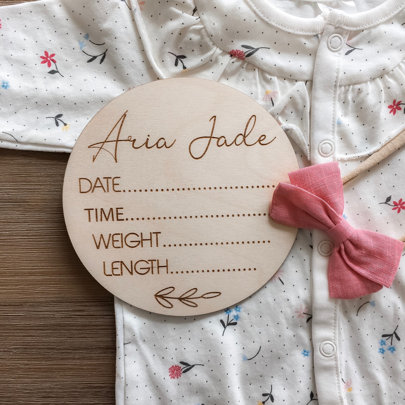 Baby Wood Sign Newborn Baby Sign Baby Nursery Decor New | Etsy