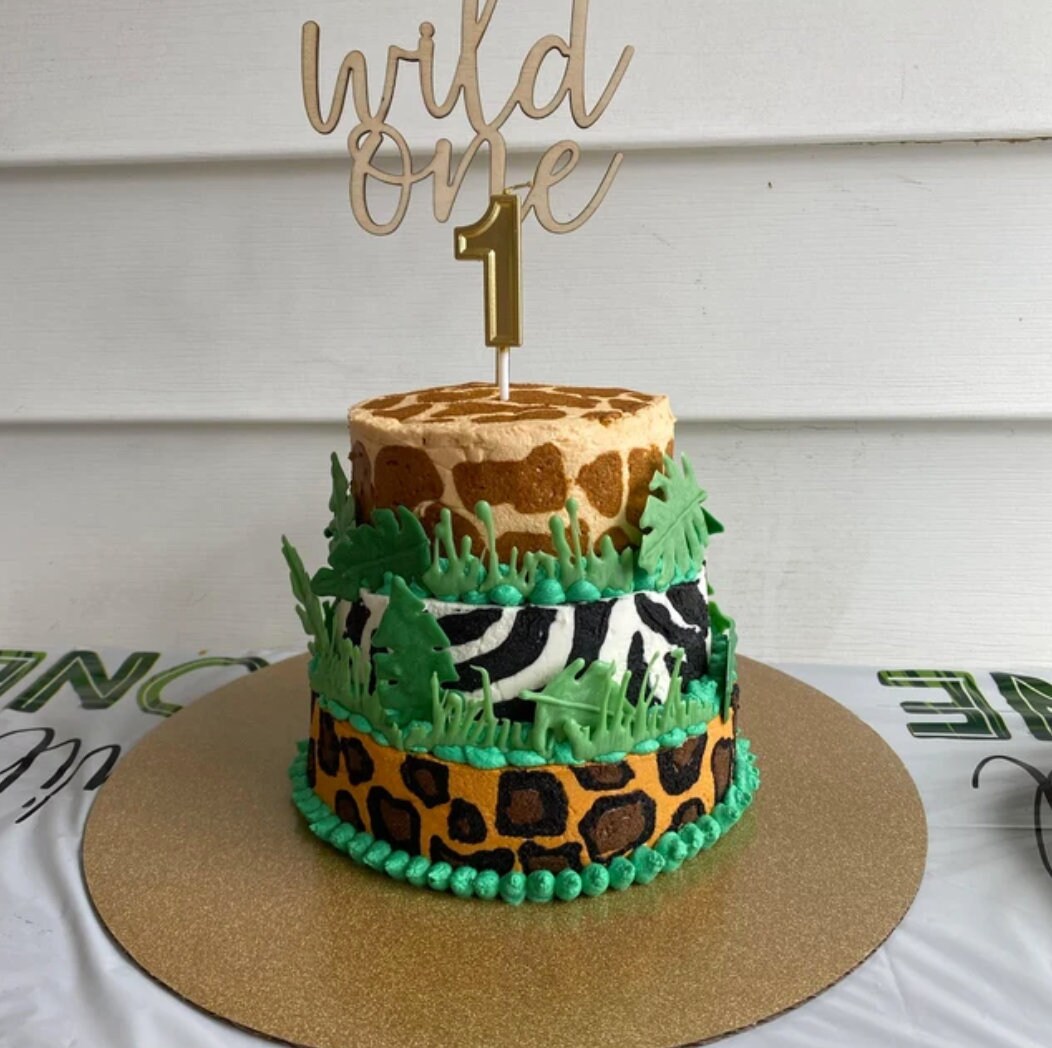 Wild One Cake Topper Birthday Cake Decoration First Birthday - Etsy