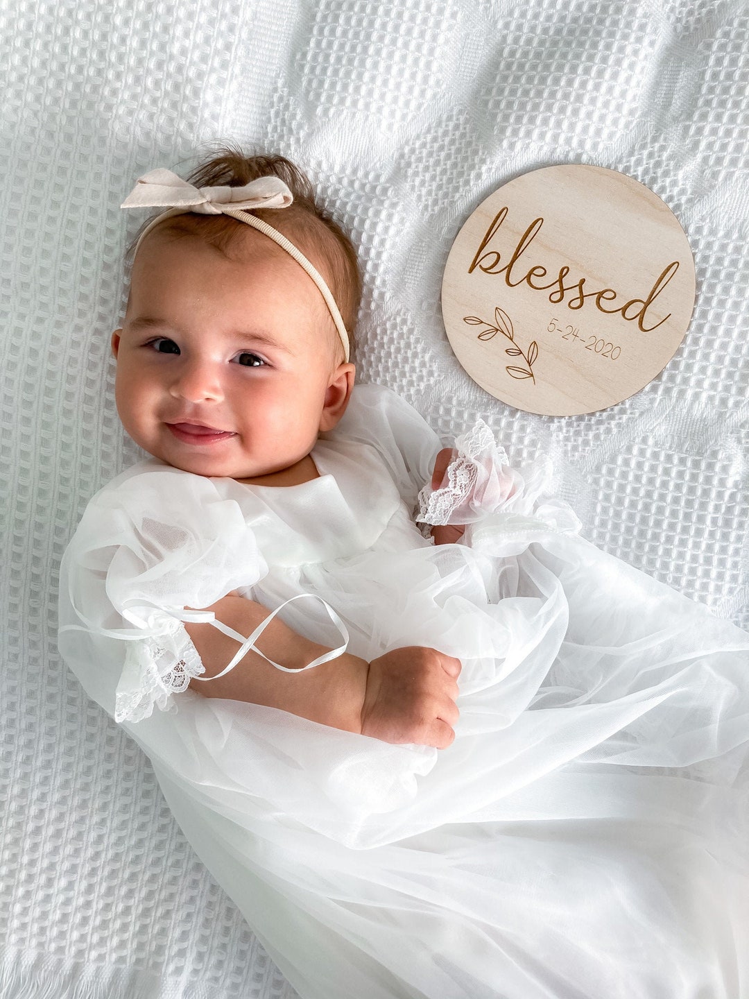 Baby Blessing Wood Sign, Blessed Baby Sign, Newborn Baby Sign, Baby ...