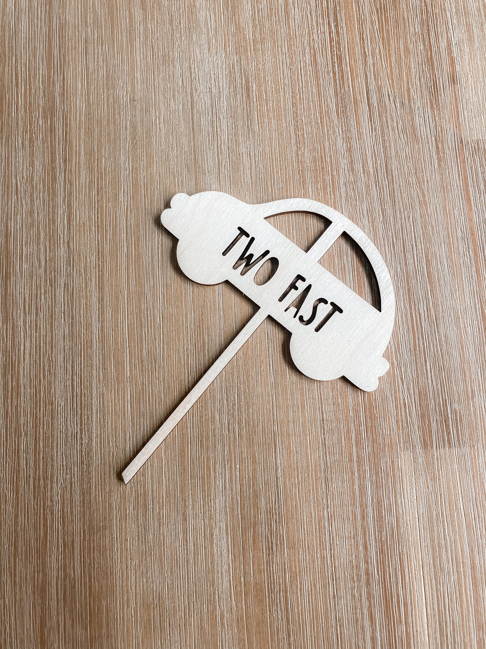 Two Fast Cake Topper Birthday Cake Decoration Melon - Etsy