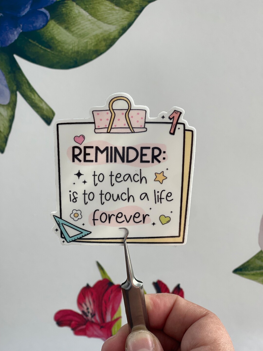 Teacher Motivational Sticker Decal - Etsy