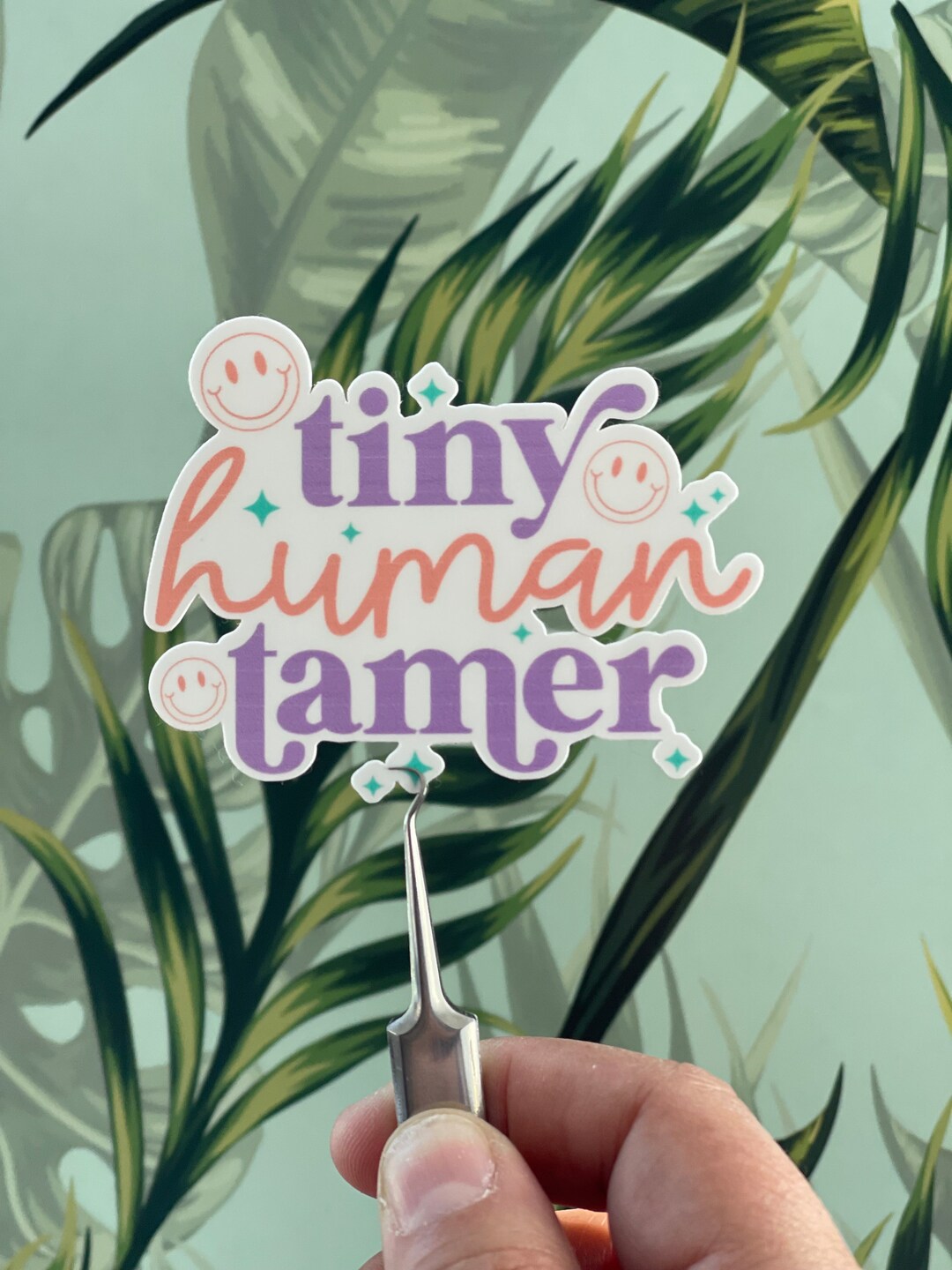 Tiny Human Tamer Sticker Decal - Etsy