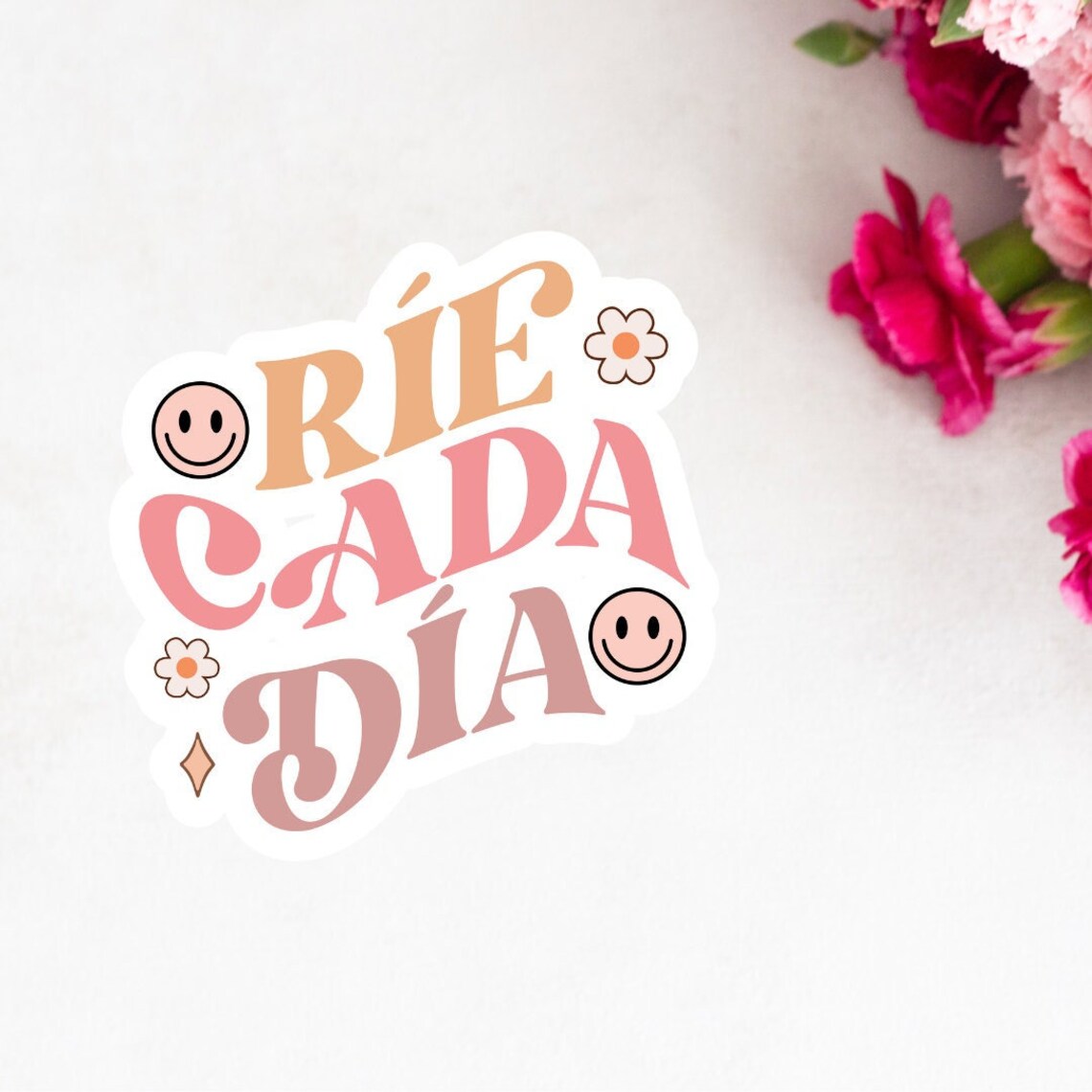 Rie Cada Dia Spanish Motivational Self Love Sticker Decal - Etsy