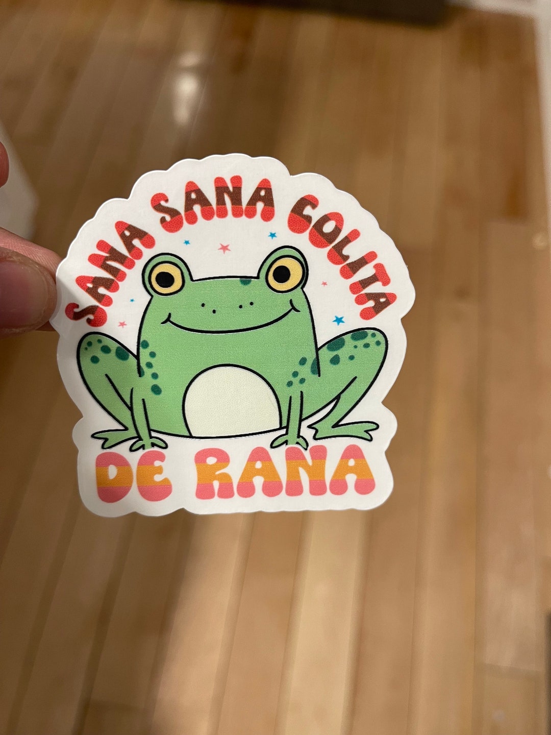 Sana Sana Colita De Rana Spanish Sticker Decal - Etsy