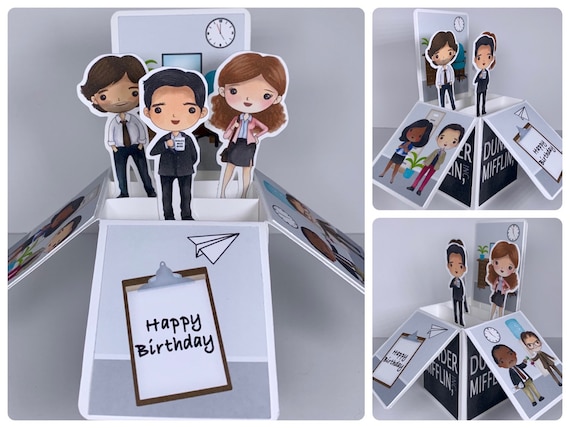 Paper People Pop-up Card - Etsy
