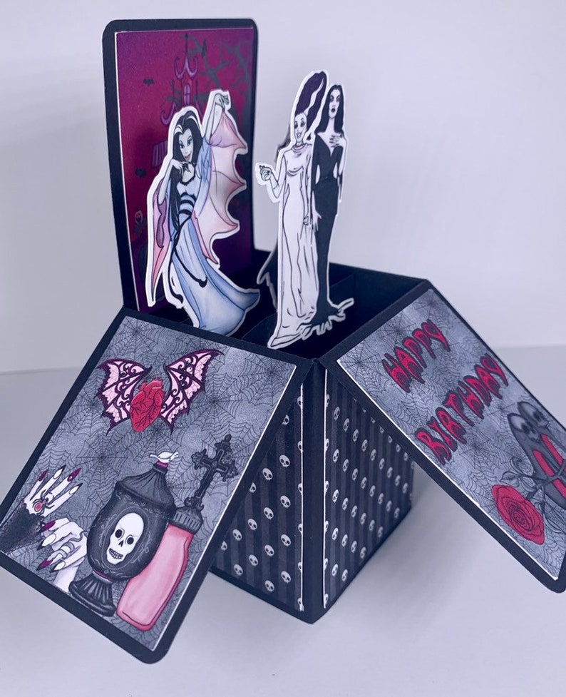 Ladies of Horror Pop-up Card - Etsy