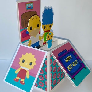 Cartoon Family Pop-up Card - Etsy