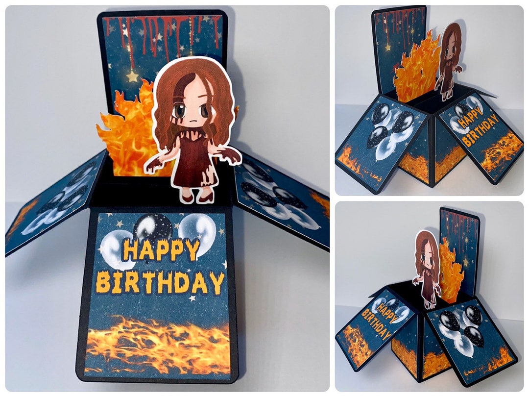 Horror Movie Pop-up Card - Etsy