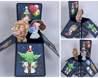Wizard Pop-up Card - Etsy