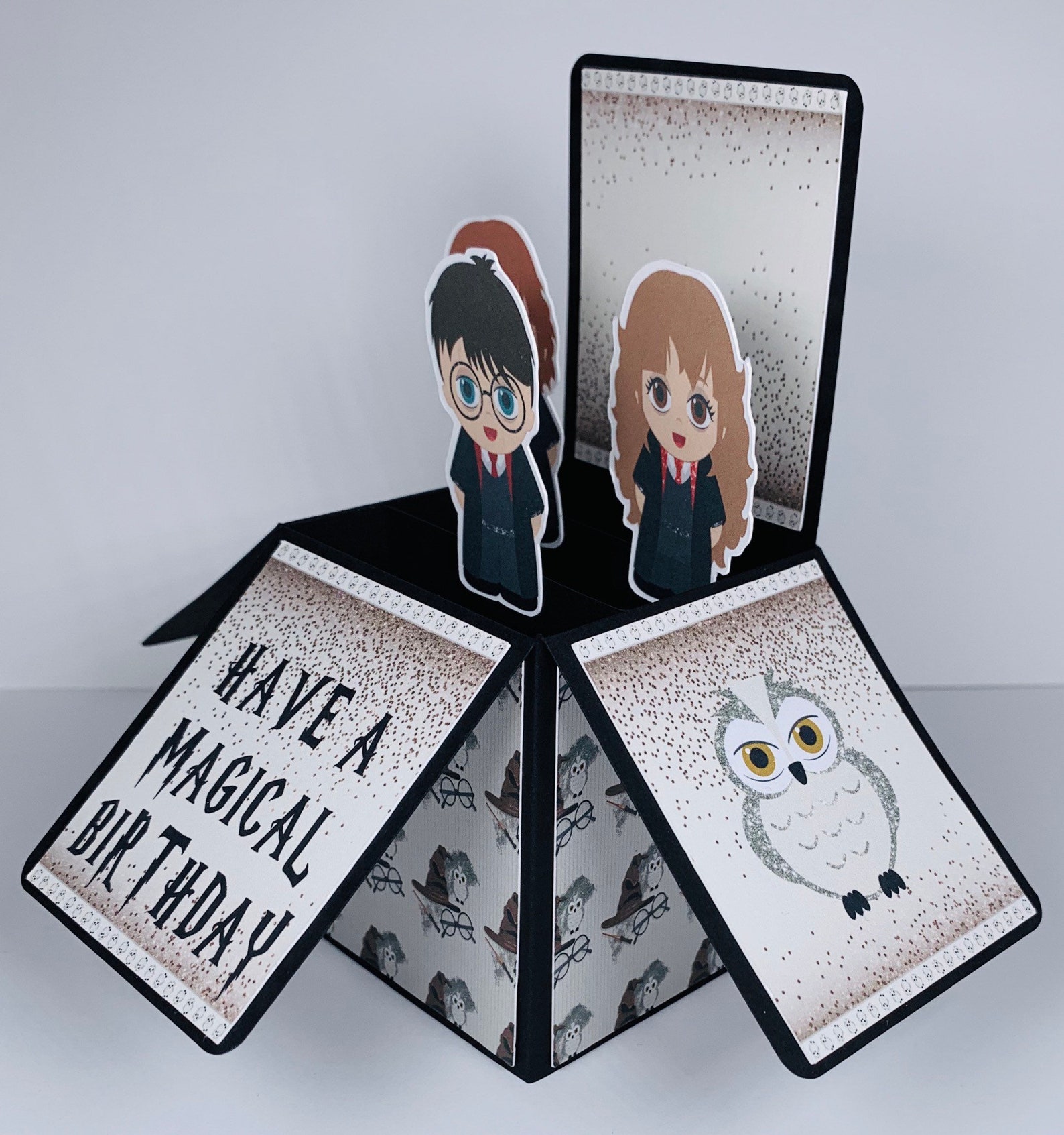 Wizard Pop-up Card - Etsy