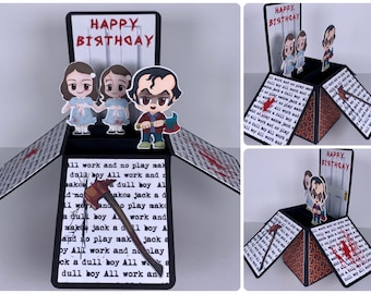 Horror Movie Pop-up Card - Etsy