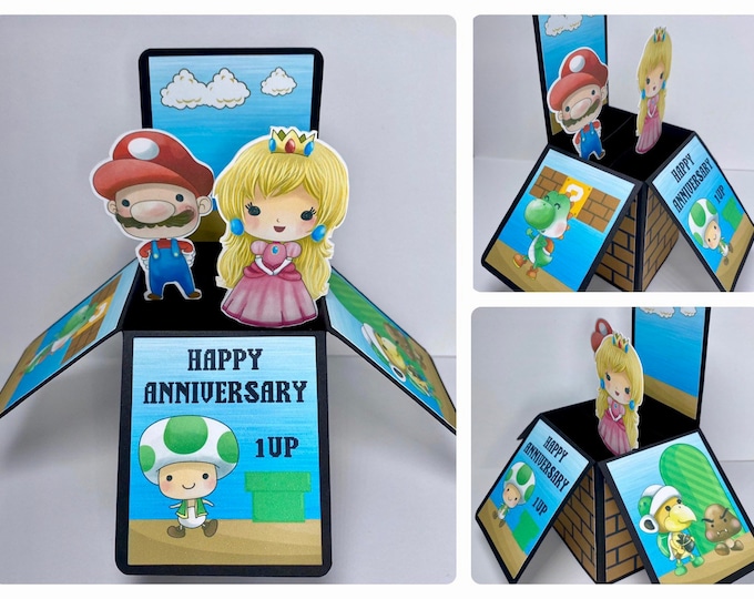 Video Game Pop-up Birthday Card - Etsy