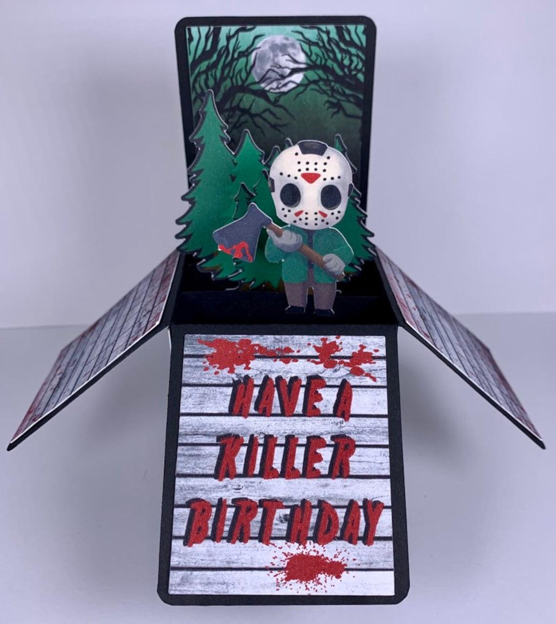 Horror Movie Pop-up Card - Etsy