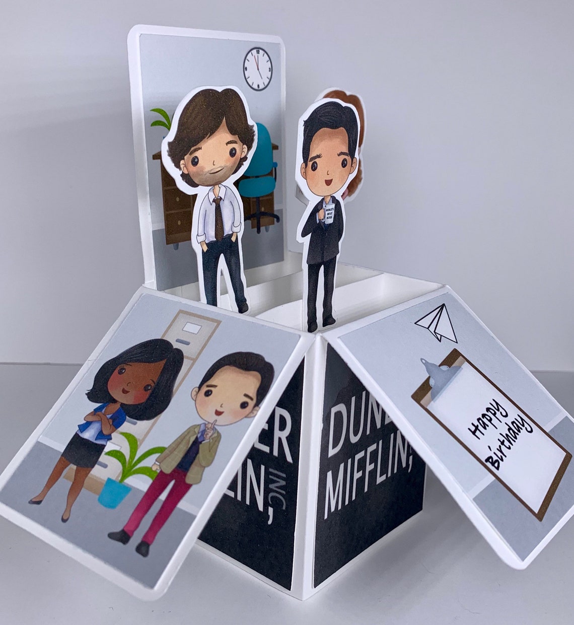 Paper People Pop-up Card - Etsy