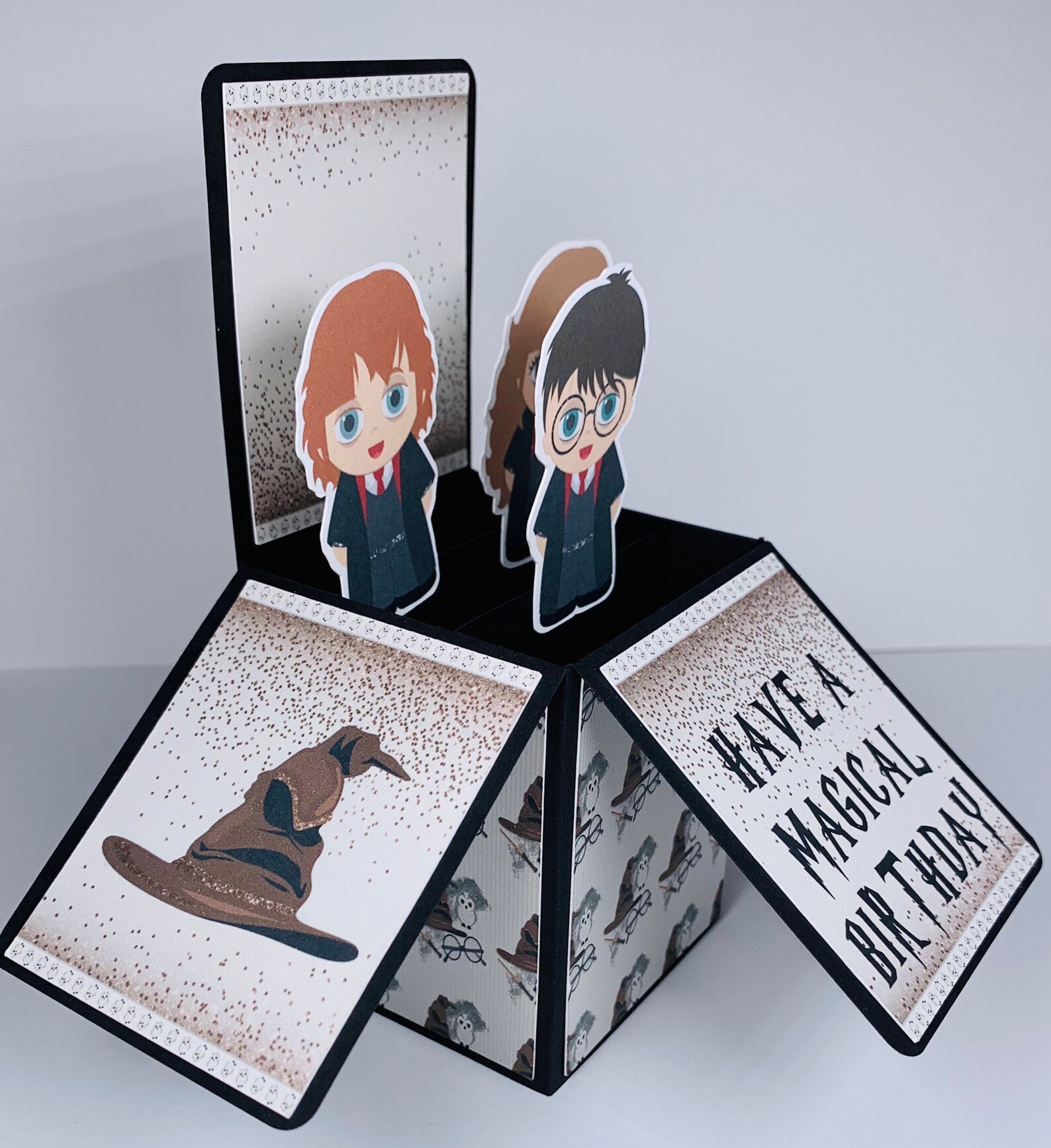 Wizard Pop-up Card - Etsy