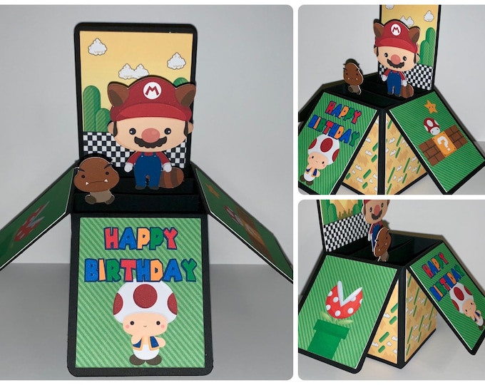 Video Game Pop-up Birthday Card - Etsy
