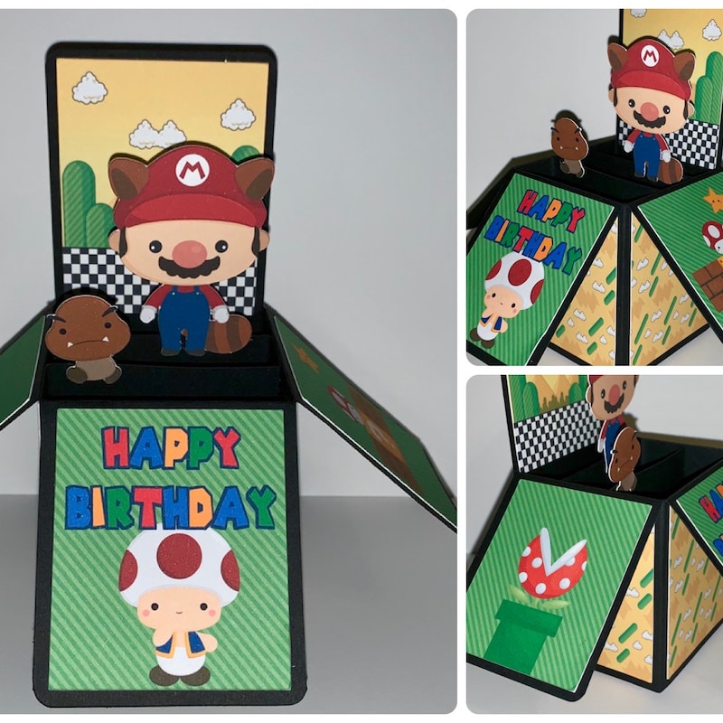 Nintendo Birthday Card - Etsy