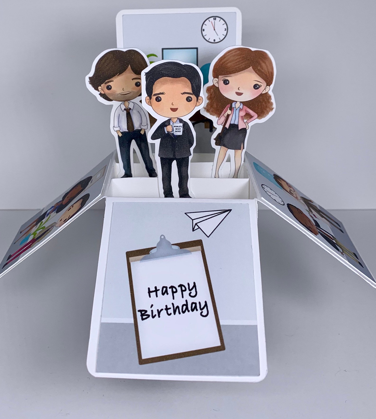 Paper People Pop-up Card - Etsy