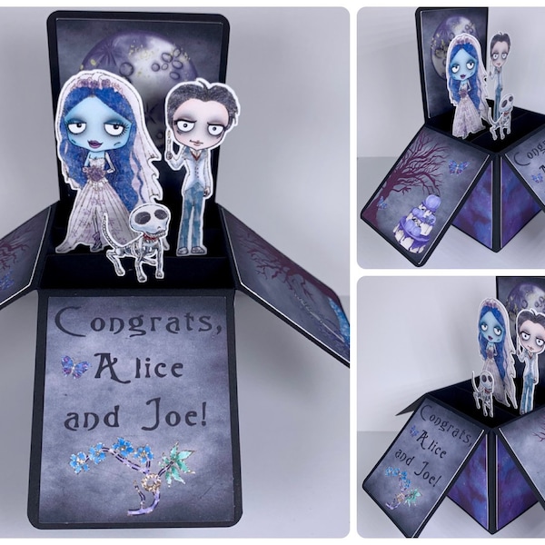 Corpse Bride Card - Etsy