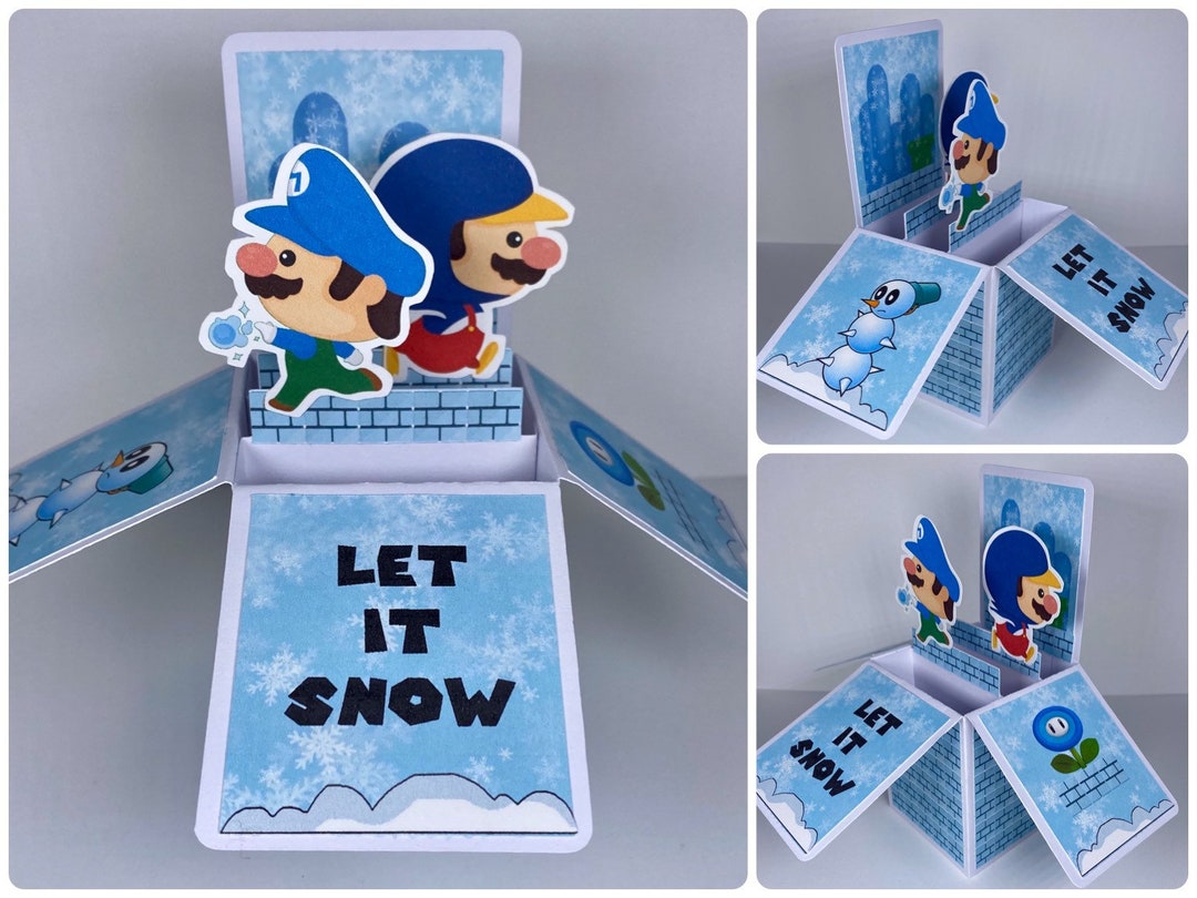 Video Game Pop-up Holiday Card - Etsy