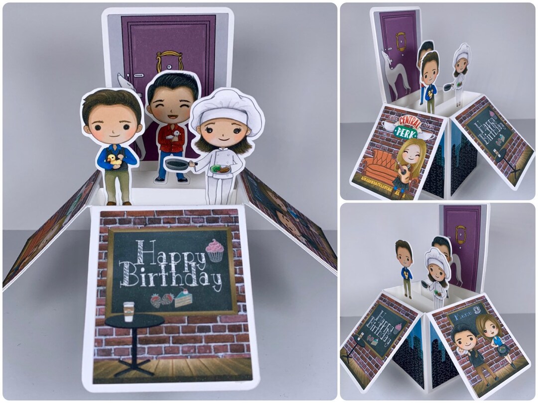 Friends Pop-up Card - Etsy
