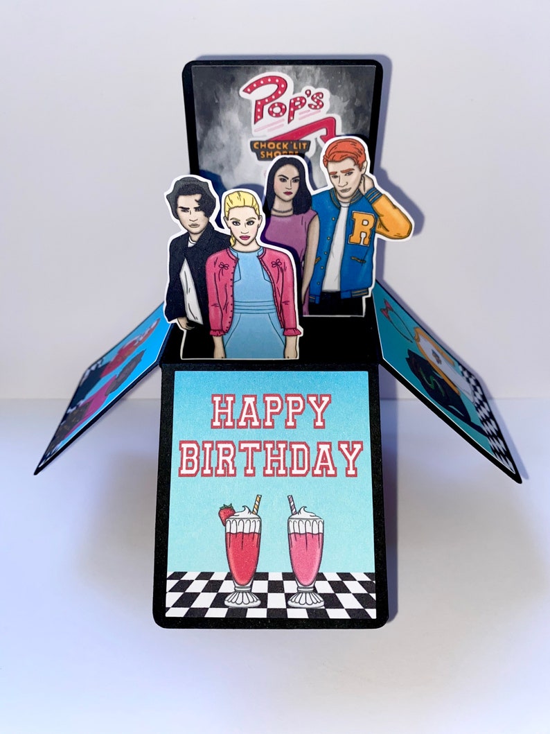 Archie and Friends Pop-up Birthday Card - Etsy