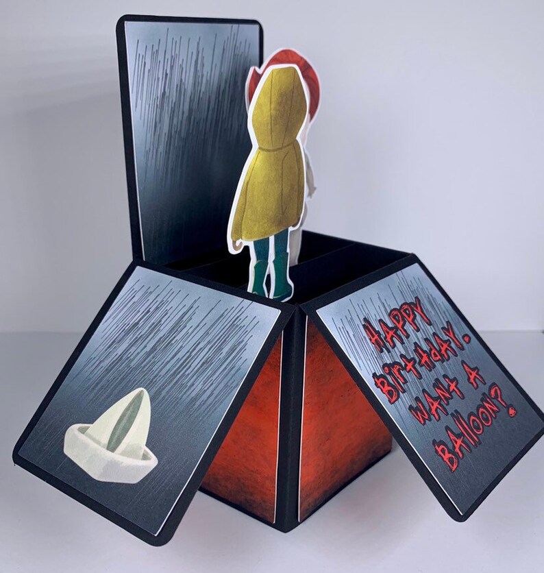 Killer Clown Pop-up Card - Etsy