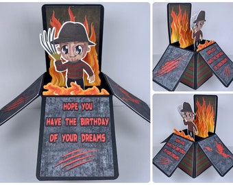 Classic Horror Anniversary Pop-up Card - Etsy